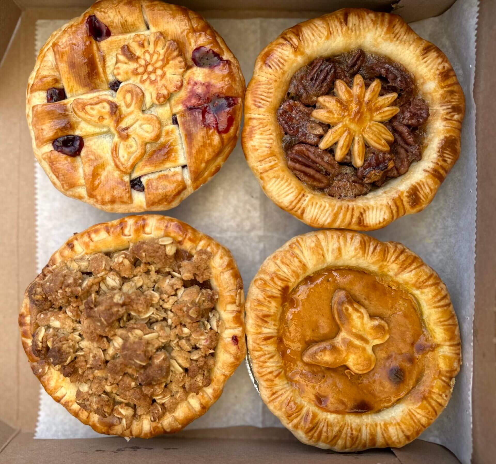 Mini Pies - 4 Pack - The Pie Mamas